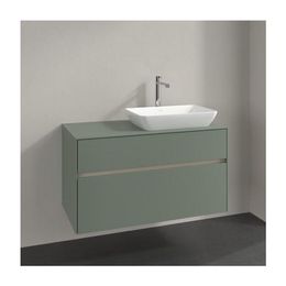 Villeroy & Boch Villeroy und Boch Collaro Waschtischunterschrank C11100AF 100x54,8x50cm, Waschtisch rechts, soft green