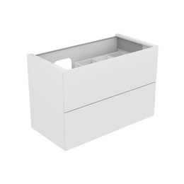 KEUCO Edition 11 Waschtischunterschrank 31255140000 105 x 70 x 53,5 cm, Lack Seidenmatt, Glas Tr&uuml;ffel klar