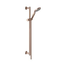 KEUCO IXMO Brause-Set 59587290801 rotgold geb&uuml;rstet, Rosetten rund, 3 Strahlarten