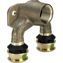 Viega Raxofix Doppelwandscheibe 678463 25mmxRp 1/2x25mm, Siliziumbronze, mit SC-Contur