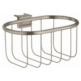 Hansgrohe Seifenkorb Axor Montreux 42066820 brushed nickel, f&uuml;r Unica Wandstangen