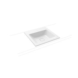 Kaldewei Cono Einbau-Waschtisch 908206013199 3075, 50x50cm, manhattan Perl-Effekt, ohne &Uuml;berlauf, 1 Hahnloch