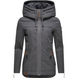 Navahoo Damen Outdoorjacke "Wekoo", grau, Gr. S, Oberstoff: 100% Baumwolle, Futter: 100% Polyester, Ärmelfutter: 100% Polyester, Jacken, moderner