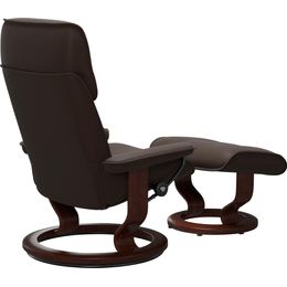 Relaxsessel stressless, B:78cm H:98cm T:73cm, braun, Leder BATICK: BATICK ist ein leicht korrigiertes, durchgef&auml;rbtes und genarbtes M&ouml;belleder, bei
