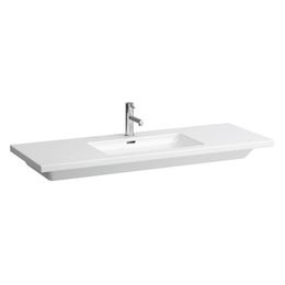 Laufen Living Square Waschtisch 8164350001041 130 x 48 cm, &Uuml;berlauf, 1 Hahnloch, weiss