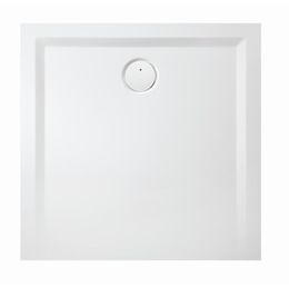 Hoesch Muna Mineralguss-Duschwanne 4226xA715 120x120x3cm, schiefergrau, Material Solique