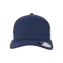 Flexfit Damen Flex Cap "Flexfit Unisex Flexfit Ultrafibre & Airmesh 2-Tone"navy, wei&szlig;, Gr. S, 44% Polyester, 42% Polyamid, 7% Baumwolle, 7% Elasthan,