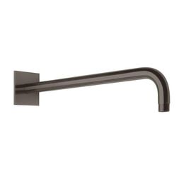 Herzbach Design iX PVD Wandarm 21.960450.2.40 Black Steel, f&uuml;r Regenbrause, 450mm, mit Rosette 70x70mm