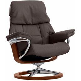 Relaxsessel stressless, B:78cm H:100cm T:76cm, braun, Leder PALOMA: durchgef&auml;rbtes Semianilin-M&ouml;belleder;Leder BATICK: durchgef&auml;rbtes und genarbtes