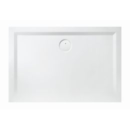 Hoesch Muna Mineralguss-Duschwanne 4211xA715 80x75x3cm, schiefergrau, Material Solique