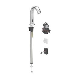 Geberit Piave Waschtischarmatur 116182211 mit Mischer, Standmontage, Netzbetrieb, Unterputz