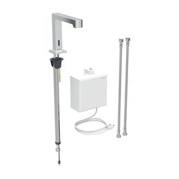 Geberit Brenta Infrarot-Waschtischarmatur 116172211 Standmontage, Netzbetrieb, AP-Funktionsbox, hochglanz-verchromt, mit Mischer