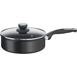 Tefal Schmorpfanne "Unlimited", &Oslash; 24cm + H&ouml;he 8cm, schwarz, Pfannen, kratzfest, Induktion, Temperaturanzeiger, Made In France, &Oslash; 24 cm