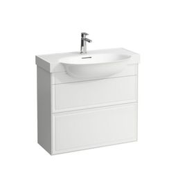 Laufen The new classic Waschtisch-Unterbau H4060420856281 77,5x67,5x31,5cm, 2 Schubladen, geschw&auml;rzte Eiche