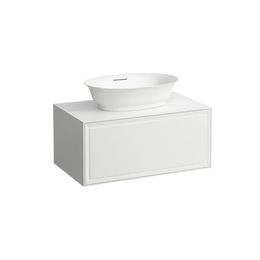 Laufen The new classic Schubladenelement/Sideboard H4060110856311 77,5x34,5x45,5cm, 1 Schublade, f&uuml;r Waschtisch-Schale, Wei&szlig; gl&auml;nzend