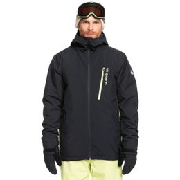 Quiksilver Herren Snowboardjacke "Morton", schwarz, Gr. XXL, 55% Polyester, 45% Polyester, Jacken