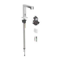 Geberit Brenta Infrarot-Waschtischarmatur 116196211 Standmontage, Generatorbetrieb, UP-Funktionsbox, hochglanz-verchromt, mit Mischer