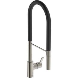 Ideal Standard Gusto K&uuml;chenarmatur BD421GN silver storm, mit 2-Funktionshandbrause aus Metall