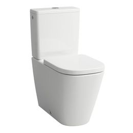 Laufen Meda Stand-WC-Kombination H8241117570001 36x68cm, sp&uuml;lrandlos, wei&szlig; matt