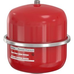 Flamco Flexcon Druckausdehnungsgef&auml;&szlig; 16945 12 l, 6 bar, R 3/4, Vordruck 2,5 bar, rot