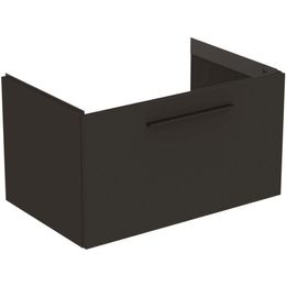 Ideal Standard i.life B M&ouml;beldoppelwaschtisch-Unterschrank T5271NV 1 Auszug, 80 x 50,5 x 44 cm, carbongrau matt