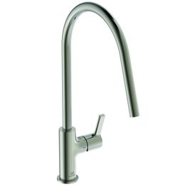 Ideal Standard Gusto K&uuml;chenarmatur BD408GN silver storm, mit hohem Rohrauslauf