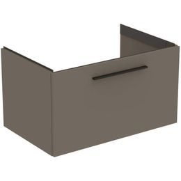 Ideal Standard i.life B M&ouml;beldoppelwaschtisch-Unterschrank T5271NG 1 Auszug, 80 x 50,5 x 44 cm, quarzgrau matt