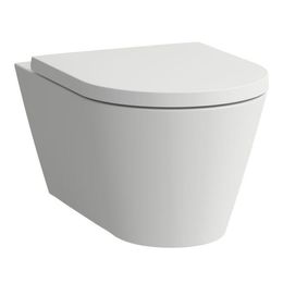 Laufen Kartell Wand-Tiefsp&uuml;l-WC H8213317570001 wei&szlig; matt, sp&uuml;lrandlos, mit Silent Flush
