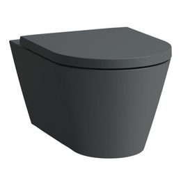 Laufen Kartell Wand-Tiefsp&uuml;l-WC H8213317580001 graphit matt, sp&uuml;lrandlos, mit Silent Flush