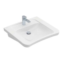 Villeroy & Boch Villeroy & Boch ViCare Waschtisch 517868R1 Vita, 65 x 55 cm, weiss mit c-plus, ohne &Uuml;berlauf