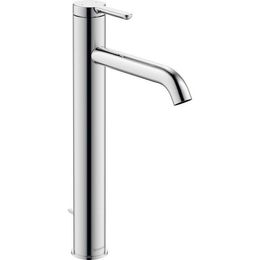 Duravit C.1 XL Waschtischarmatur C11040001010 chrom, mit Ablaufgarnitur, Ausladung 166mm