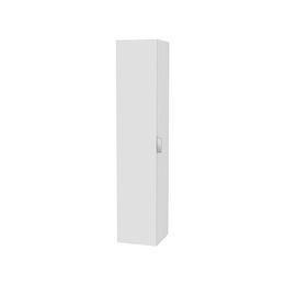 KEUCO Edition 11 Hochschrank 31331280001 35 x 170 x 37 cm, 1-t&uuml;rig, links, Lack Seidenmatt, Glas cashmere satiniert