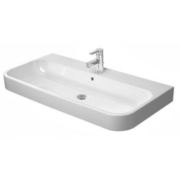 Duravit Happy D.2 M&ouml;bel Waschtisch 2318100027 100 x 50,5 cm, weiss, 1 Hahnloch, geschliffen