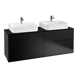 Villeroy & Boch Villeroy & Boch Finion Unterschrank G18200PD 160x60,3cm, Black Matt Lacquer