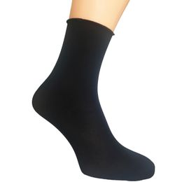 Janastyle Diabetikersocken "Lollipop Socken, ohne Bund, keine Druckstellen mehr, Einheitsgr&ouml;&szlig;e", schwarz, Elasthan (LYCRA), Polyamid, Socken,