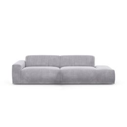 Big-Sofa Trendmanufaktur, B:277cm H:72cm T:107cm, grau, 88% Polyester, 12% Polyacrl, Sofas, "Braga, mit hochwertigem Kaltschaum, Megasofa, in Cord