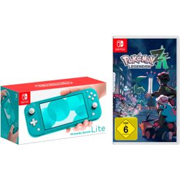 NINTENDO SWITCH Konsolen-Set "Switch Lite + Pokemon-Legenden: Z-A", B:20,8cm H:9,11cm T:2,84cmtürkis, Spielekonsolen
