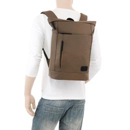 Rieker Cityrucksackkhaki, Textil, unifarben, Rucks&auml;cke, Freizeitrucksack, Businessrucksack mit breiten Schulterriemen