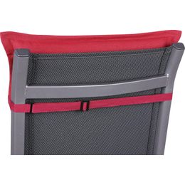 Sitzauflage GO-DE, B:50cm T:100cm, rot, Polyester, Outdoor, Polsterauflagen, f&uuml;r Niederlehner