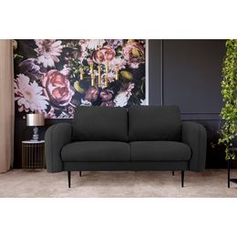 2-Sitzer Home Affaire, B:185cm H:81cm T:93cm, grau, Korpus/Basismaterial: 100% Polyester. Sitzfläche: 100% Polyester, Sofas, "Skidi"