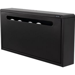 Schuhschrank SPINDER DESIGN, B:75cm H:37,7cm T:12,6cm, schwarz, Stahl, Flur, Schr&auml;nke, "MARIO", Stahlschuhschrank mit Schlitz