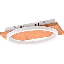 Trio LEUCHTEN LED Wandleuchte "BARCA, Wand- oder Deckenleuchte LED 16W 1800Lumen warmweiß 3000K", 1, H: 8cm, 1 Stk.weiß matt, Leuchten