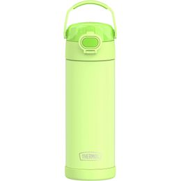 Thermos Isolierflasche "FUNTAINER Water Bottle, doppelwandiger Edelstahl, spülmaschinenfest", 470mlneon lime, Trinkflaschen, 0,47l, 12h kalt, mit