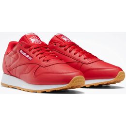 Reebok CLASSIC Damen Sneaker "CLASSIC LEATHER", Gr. 36,5, rot, Leder, Schuhe