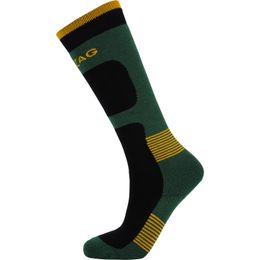ZIGZAG Damen Socken "Tippy", Gr. 29, gr&uuml;n, 40% Wolle, 40% Polyacryl, 11% Nylon, 7% Polyester, 2% Elasthan, mehrfarbig, Socken, mit w&auml;rmendem