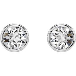 Swarovski Damen Paar Ohrstecker "Schmuck Geschenk Imber Ohrringe Solit&auml;r", 7,2mm, Metall, silber, Metall, Ohrringe, mit Swarovski Kristall