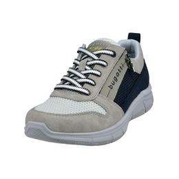 Bugatti Herren Sneaker "Bugatti Sneaker Leder/Textil", Gr. 44, blau, Leder, Textil, Schuhe