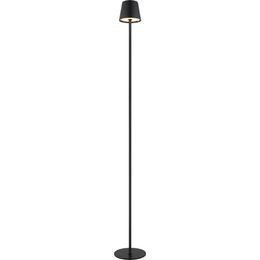 Globo LIGHTING LED Stehlampe "VANNIE", Ø 10,6cm H: 120cmschwarz, Wohnzimmer, Leuchten, Stehleuchte/Wohnzimmer/Schlafzimmer/Flur
