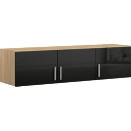 Schrankaufsatz Rauch, B:136cm H:39cm T:54cm, grau, Holzwerkstoff, Schlafzimmer, M&ouml;belaufs&auml;tze, "Celle"