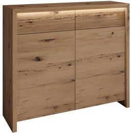 Kommode Home Affaire, T:41cm, braun, Schlafzimmer, Sideboards, "Ambroise", inkl. LED-Beleuchtung